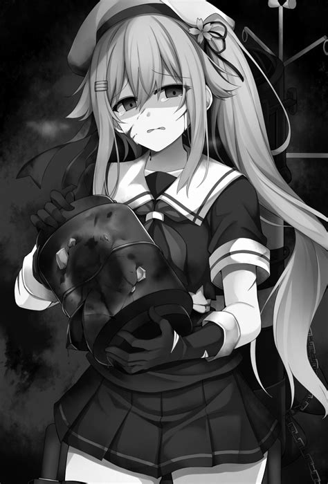 春雨艦これ 夕立艦これ 夕立改二 「絵をモノクロにするとかっこいい 🤔 」瑞氏c101新刊委託中のイラスト
