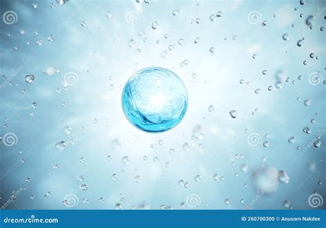 Cosmetic Moisturizer Water Molecule Cosmetic Essence Liquid Bubble