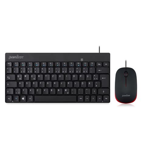 INTOS ELECTRONIC AG 57215A Perixx PERIDUO 212 DE Mini USB Keyboard