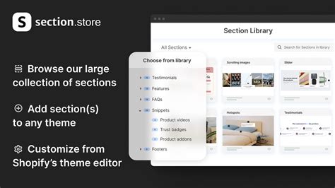 Section Store Theme Sections Section Store Shopify Sections