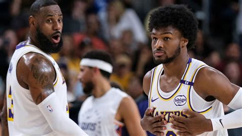 Lebron Bronny James Make History As First Father Son Duo In Nba