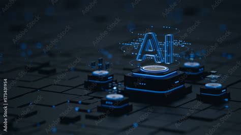 Artificial Intelligence Ai Neural Network Digital Brain Machine Deep Learning Processing Big
