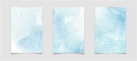 파스텔 시안 네이비 리퀴드 대리석 수채화 배경에 골드 브러쉬 얼룩 청록색 대리석 알코올 잉크 그리기 효과 벡터 일러스트 배경 수채화 결혼 초대 Rsvp 초대장에 대한 스톡