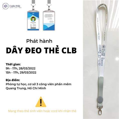 Coder Poly Thông Báo Nhận Dây đeo Coder Poly 🎉thứ 2 Ngày 2803 Bên Clb Coder Poly Sẽ Phát