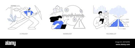 Geology Science Abstract Concept Vector Illustrations Stock Vector Image And Art Alamy