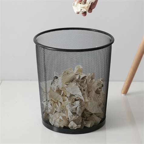 Lixeira Telada De Metal 8 Litros Aramada Cesto Escritório Shopee Brasil