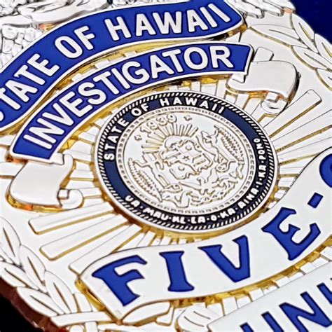 Movie Prop Hawaii Five 0 Badge Policebadgede