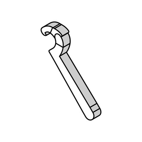 Spanner Tool Repair Isometric Icon Vector Illustration 39829454 Vector