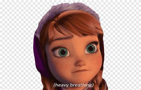 Anna Frozen Face Character