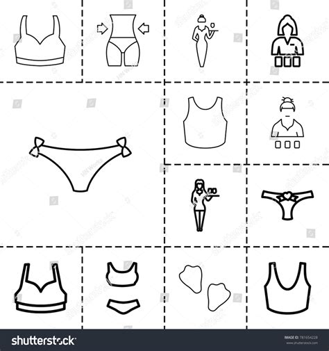 Sexy Icons Set 13 Editable Outline 스톡 벡터 로열티 프리 781654228 Shutterstock