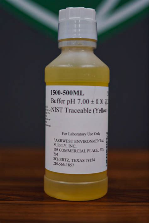 500ml Ph7 Buffer Reference Solution Farrwest Environmental Supply
