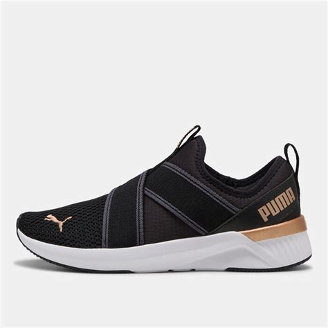 Shop Puma Womens Softride Harli Running Slip On Shoes Black Online In