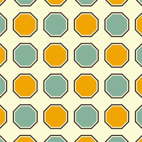 Premium Vector Seamless Pattern In Retro Style