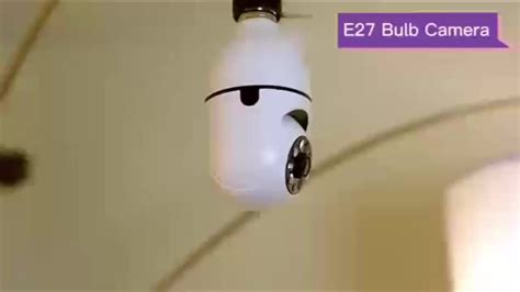 Wifi E Bulb Surveillance Camera Night Vision Wireless Home Camera Mp Cctv Video Security