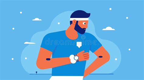 Feedback Loop An Athlete Adjusting Their Smarch To Track Recovery