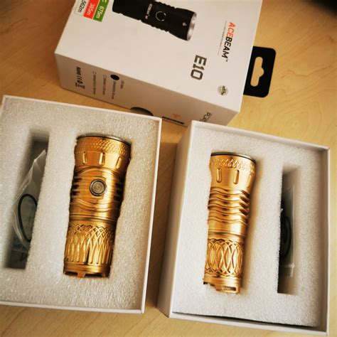 Custom Acebeam E10 Brassbronze Flashlight Modding And Diy Parts