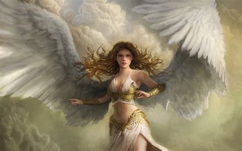 897780 4k Fantasy Art Angel Women Fantasy Girl Wings Angel Wings