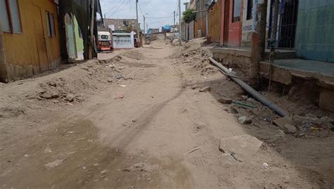 Obras Paralizadas Afectan A Familias Del Alto De Comatrana En Ica
