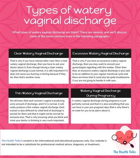 Watery Vaginal Discharge Is It Normal And What Causes It