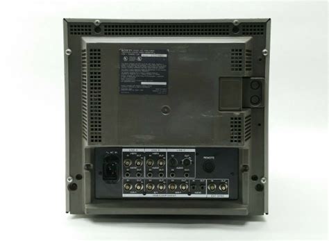 Sony Pvm 14m2u Crt Database
