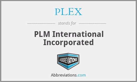What Does Plex Stand For