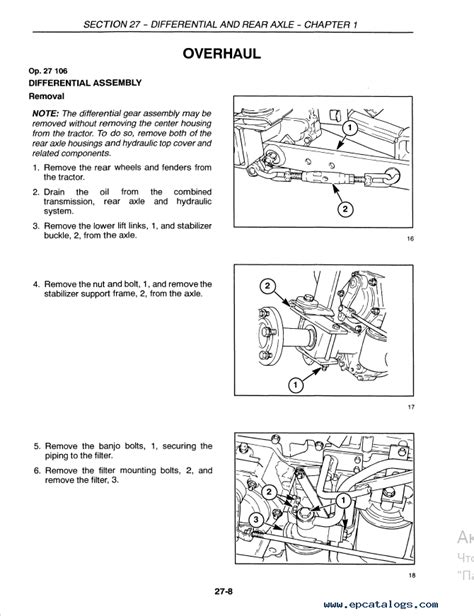 New Holland Tc18 Tc21d Tc24d Tractor Repair