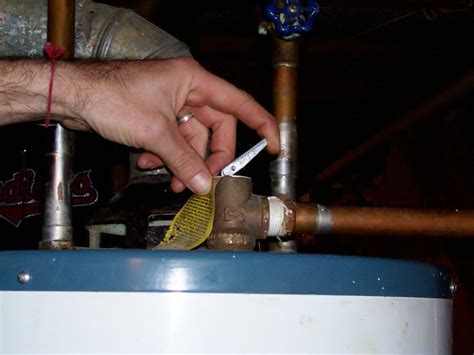 How To Replace A Temperature And Pressure T P Relief Valve In A Water