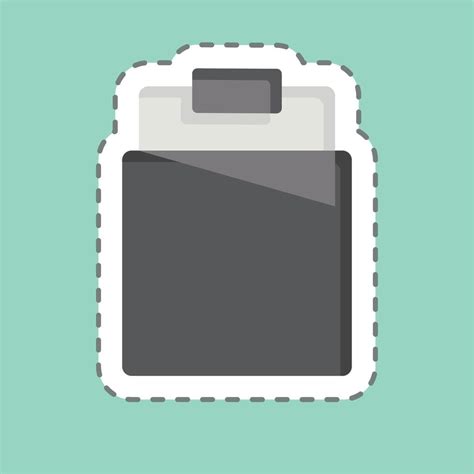 Sticker Line Cut Bed Related To Bedding Symbol Design Editable