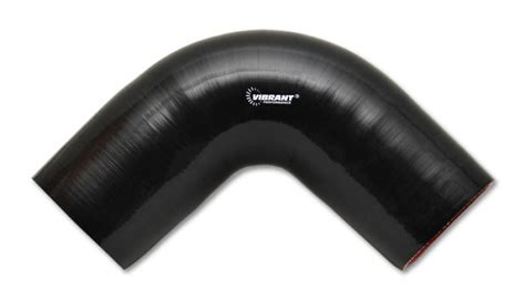 Vibrant 4 Ply Reinforced Silicone Elbow Connector 25in Id 90 Deg