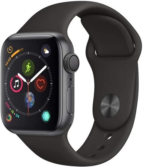 Apple Watch Series 4 44mm - Aluminiumgehäuse Space Grau Schwarz ...