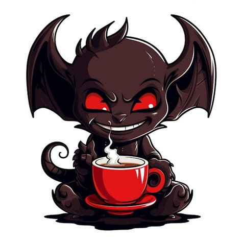 Premium Photo Cute Devil Sticker