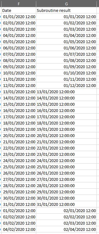Vba When Writing An Array Of Values To A Range How Do I Prevent Excel From Ignoring Local