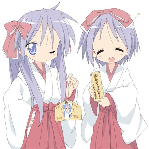 Hiiragi Kagami And Hiiragi Tsukasa Lucky Star Drawn By Coremayomayo