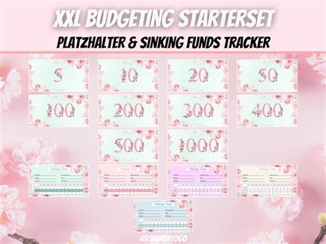 Budgeting STARTER Set XXL Inkl Dashboards Deckblätter Etsy de