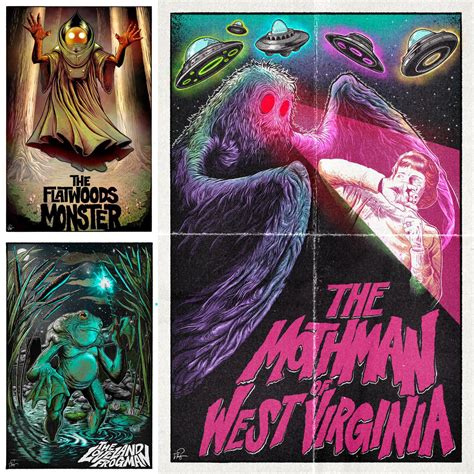 Came Across These Awesome Cryptid Posters And Thought This Sub Would