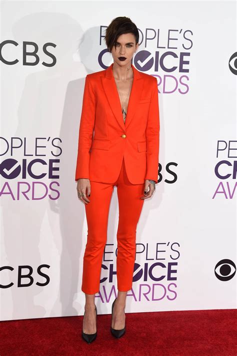 Ruby Rose Peoples Choice Awards In Los Angeles 1 18 2017 • Celebmafia