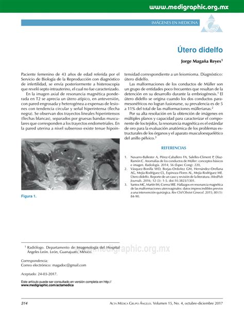 Pdf Uterus Didelfo