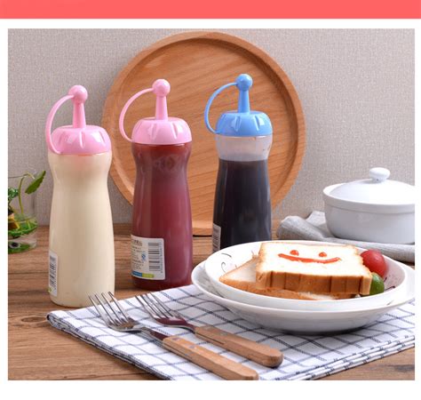 1pc Squeeze Bottle Condiment Dispenser Ketchup Mus Grandado