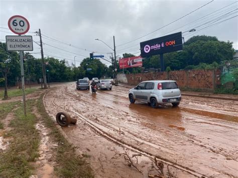 Avenida Teresa Cristina Amanhece Muito Danificada Veja Fotos Portal MPA