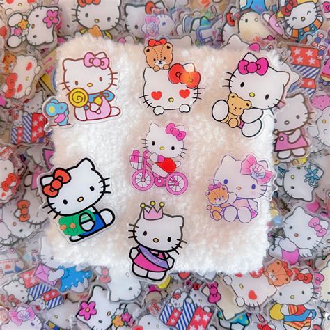 Hello Kitty Acrylic Patch Clouddiy