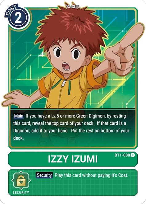 Izzy Izumi Koushiro Izumi Digimon Card Meta