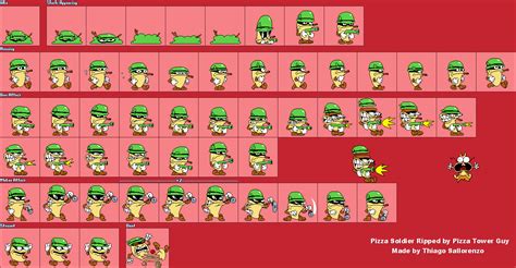 Pizza Soldier Pizza Tower Pc Computer The Spriters Resource