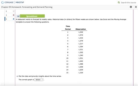 Solved Chapter Homework Forecasting And Demand Planning Chegg