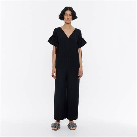 Bimba Y Lola Straight Black Jumpsuit Rather Saucy