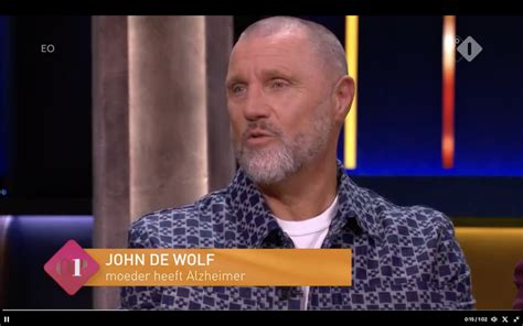 John De Wolf Vertelt Over Omgang Met Zijn Dementerende Moeder Schiedam24