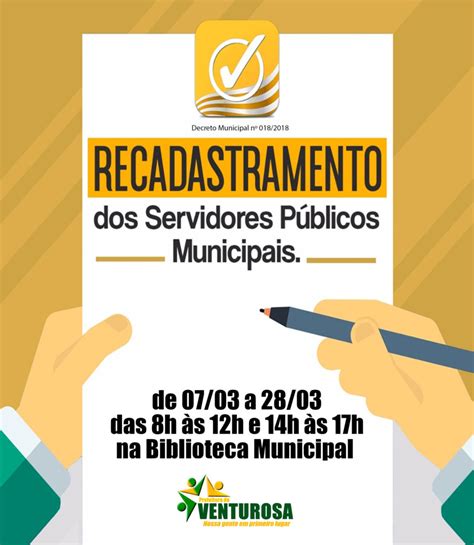 Prefeitura De Venturosa Convoca Os Servidores Municipais Para O