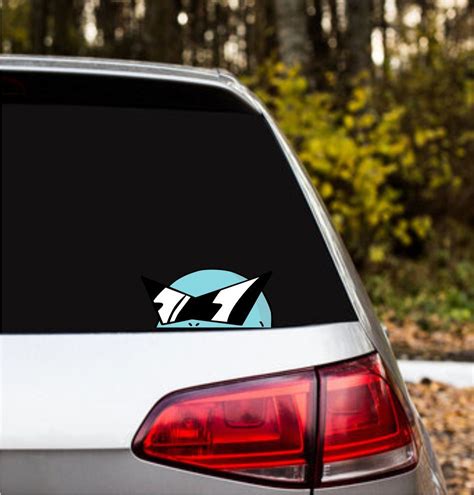 Squidward Peeking Peekers Window Vinyl Decal Stick Squidward Peeking