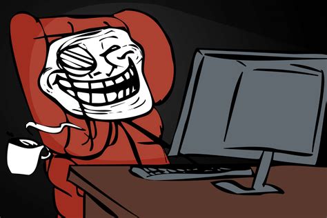 Download Funny Troll Face Meme Background