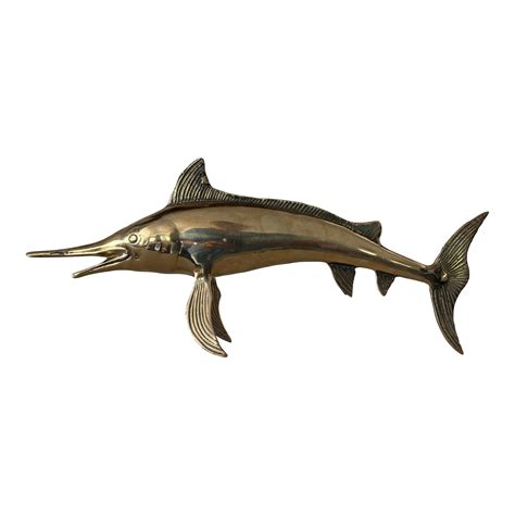 Vintage Brass Fish Chairish