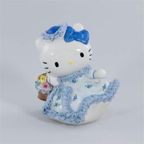 Hello Kitty Blue Irish Dresden